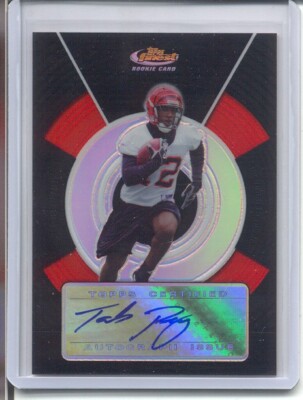 2005 FINEST BLACK REFRACTOR AUTOGRAPH #173 - TAB PERRY RC #ED 89/99 | eBay