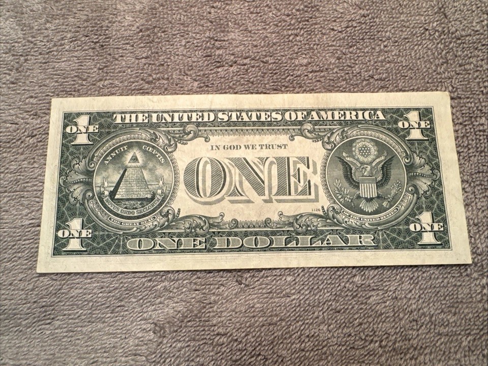 1963B Joseph Barr “Full house” Poker Bill Note Fancy Serial Number One ...