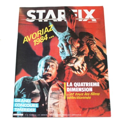 Magazine / revue Starfix / numéro 12 / Avoriaz 1984 / La Quatrième ...