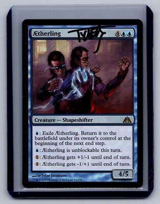 (#145) mtg SIGNED Aetherling - Dragon's Maze Lightly Played Free Shipping | eBay