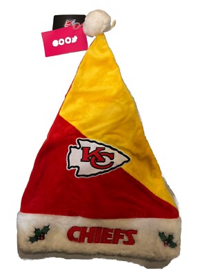 Kansas City Chiefs NFL Holiday Santa Hat | eBay