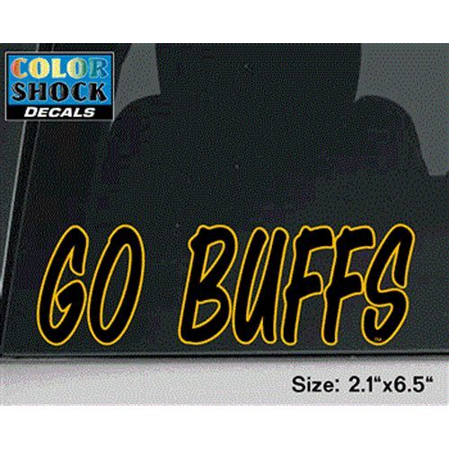Colorado Buffaloes Decal - Go Buffs | eBay