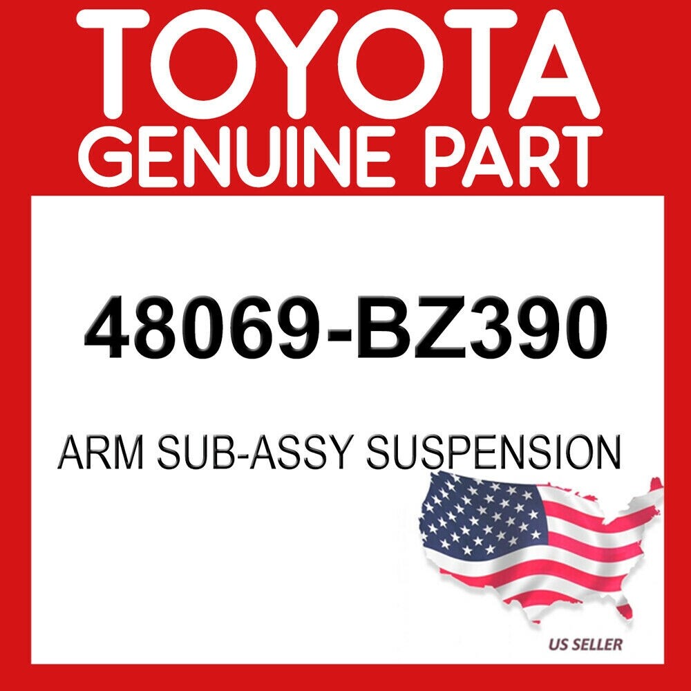 TOYOTA GENUINE 48069-BZ390 ARM SUB-ASSY, FRONT SUSPENSION, LOWER NO.1 ...