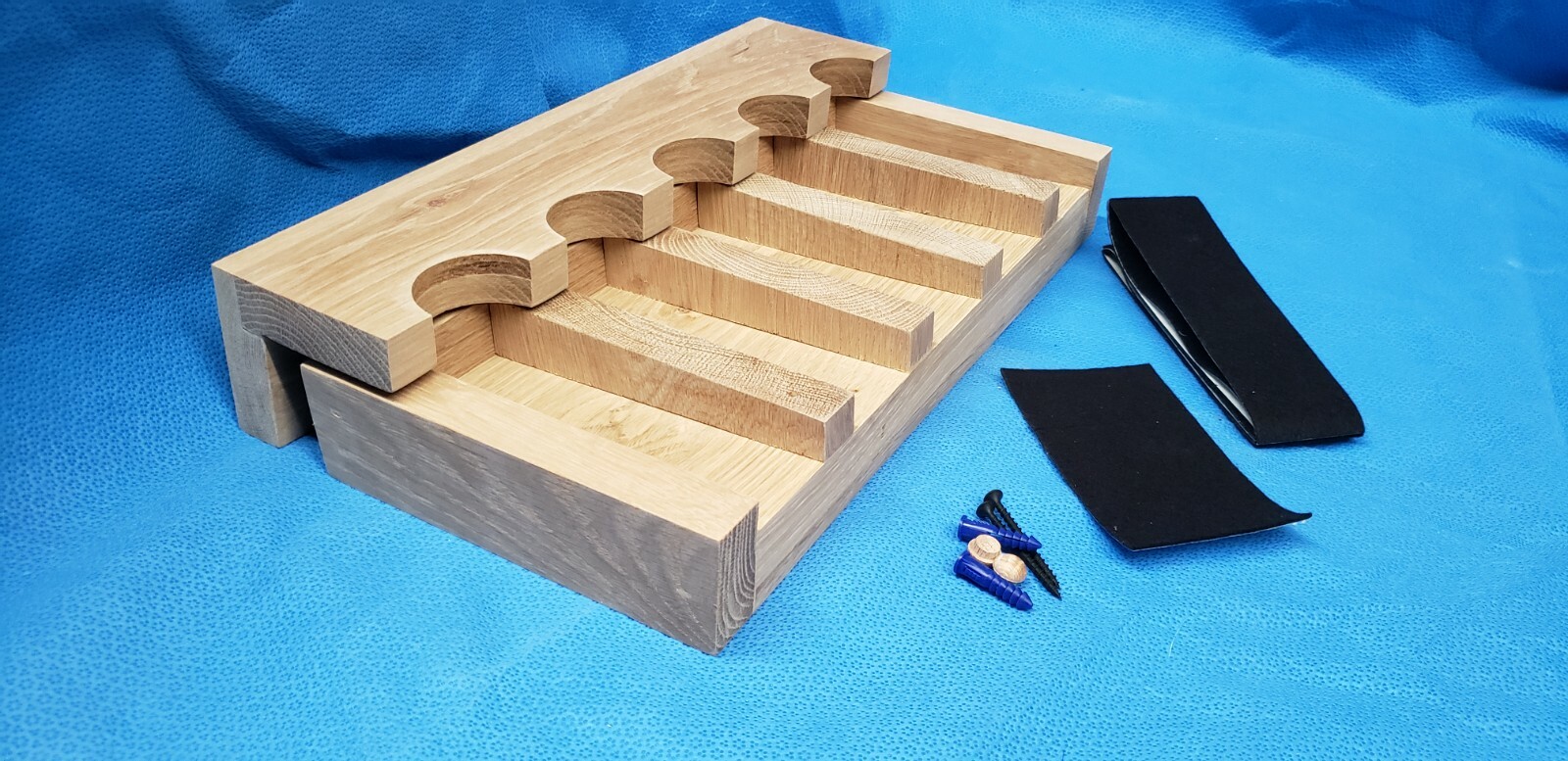 5 gun - Wood Closet Gun Rack with Floor Base - Solid Oak | eBay