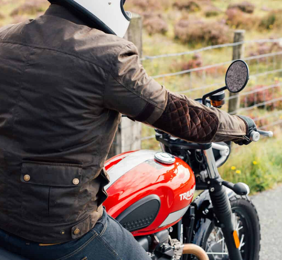 Merlin Men's Expedition D3O Wax Cotec Olive Textile Motorcycle Jacket ...