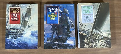 PATRICK O'BRIAN 3 Book Set Lot Ships Maritime Action Adventure Aubrey Maturin PB | eBay