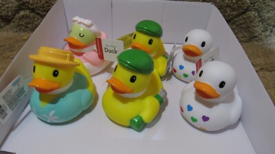 INFANTINO RUBBER DUCKS LATEST SERIES, GOLFER, SLEEPY, LOVE, AND ...