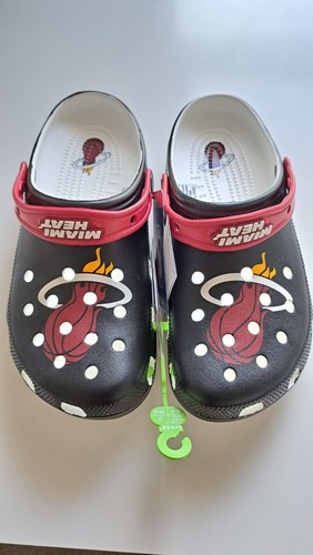 CROCS Miami Heat Classic Clogs. US mens 9/womens 11. NEW. | eBay