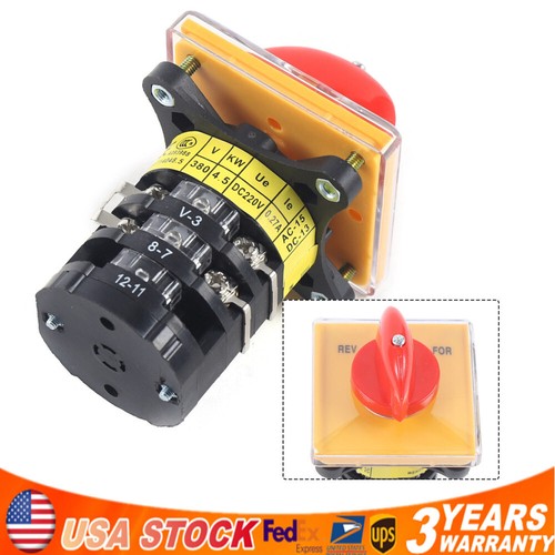 Three-stage Switch Forward Reverse 3 Phase Motor Milling Switch High ...