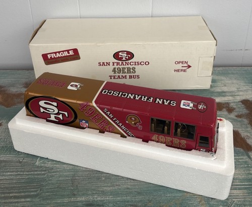 Danbury Mint San Francisco Football 49ers Bus In Original Box | eBay