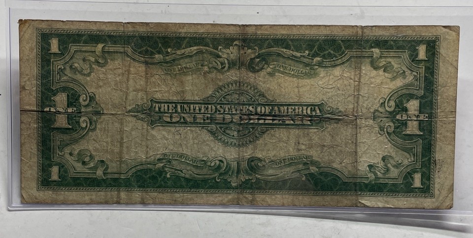 1923 $1 Silver Certificate US Note Blue Seal Large Size Speelman ...