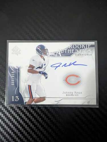 2009 SP Authentic - Rookie Authentics Signatures Johnny Knox #315 /999 ...