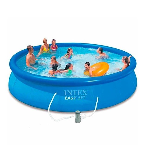 Intex 28132 Easy Set Above Ground Inflatable Pool Round 12ft 366x76cm ...