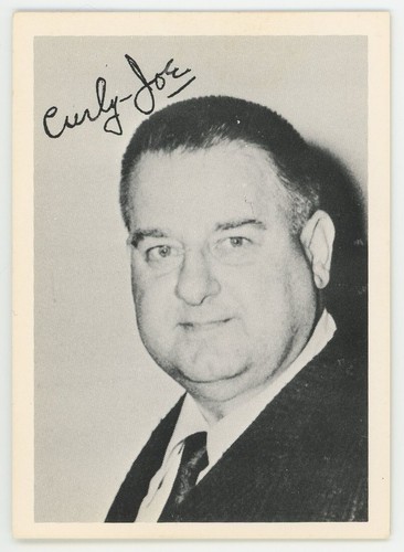 VINTAGE 3 STOOGES PHOTO - Curly Joe Wallet Size Promo Photo | eBay