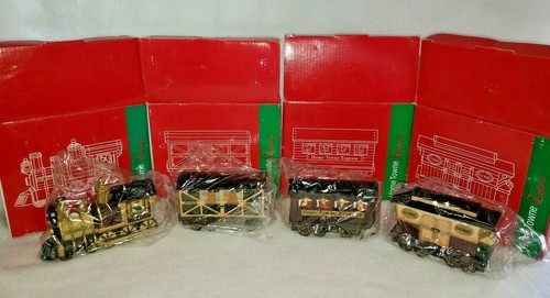 HOME TOWN EXPRESS 1998 JCPenney Train Engine/Mail/Passenger/Reindeer ...