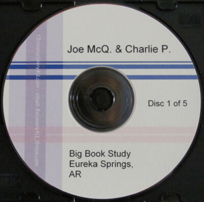 Joe McQ. & Charlie P. Big Book Seminar on 5 CDs - Alcoholics Anonymous ...