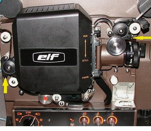 ELF EIKI 16mm FILM PROJECTOR SPROCKET SHOE & SPRING | eBay