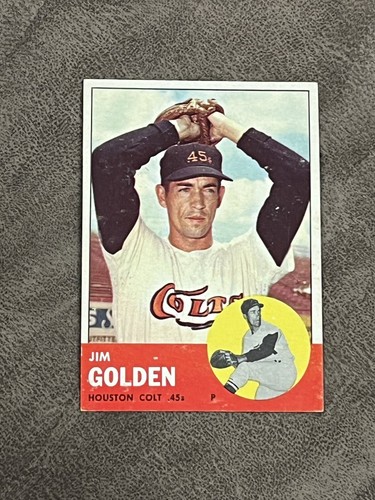 1963 Topps Jim Golden #297 EX-NM Houston Colt .45s | eBay