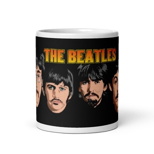 The Beatles Coffee Mug, The Beatles Cup, John Lennon Mug, Paul ...
