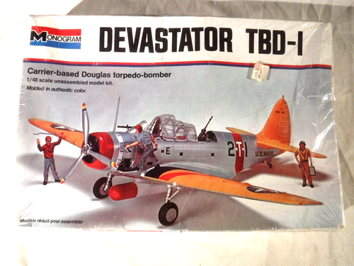 1/48 Monogram US Navy Douglas Devastator TBD 1 Torpedo Bomber / Crew ...