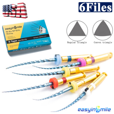 6Pcs Dental Endo Rotary Files Pro X-taper NITI root canal endodontics ...