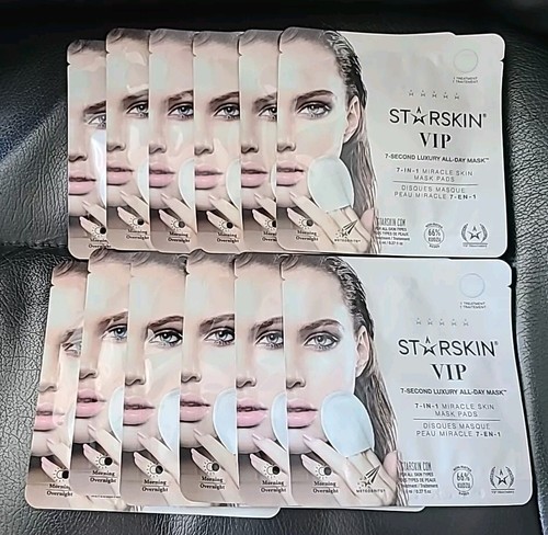 12 STARSKIN VIP 7-Second Luxury All-Day Masks - 7 Step Korean Skincare ...