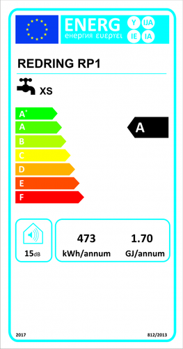 Redring Powerstream 9.5kW Instantaneous Water Heater IPX4 Rated Compact ...