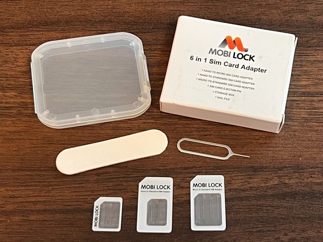 SIM Card Adapter Nano Micro - Standard by Isyfix 4 in 1 Converter Kit ...