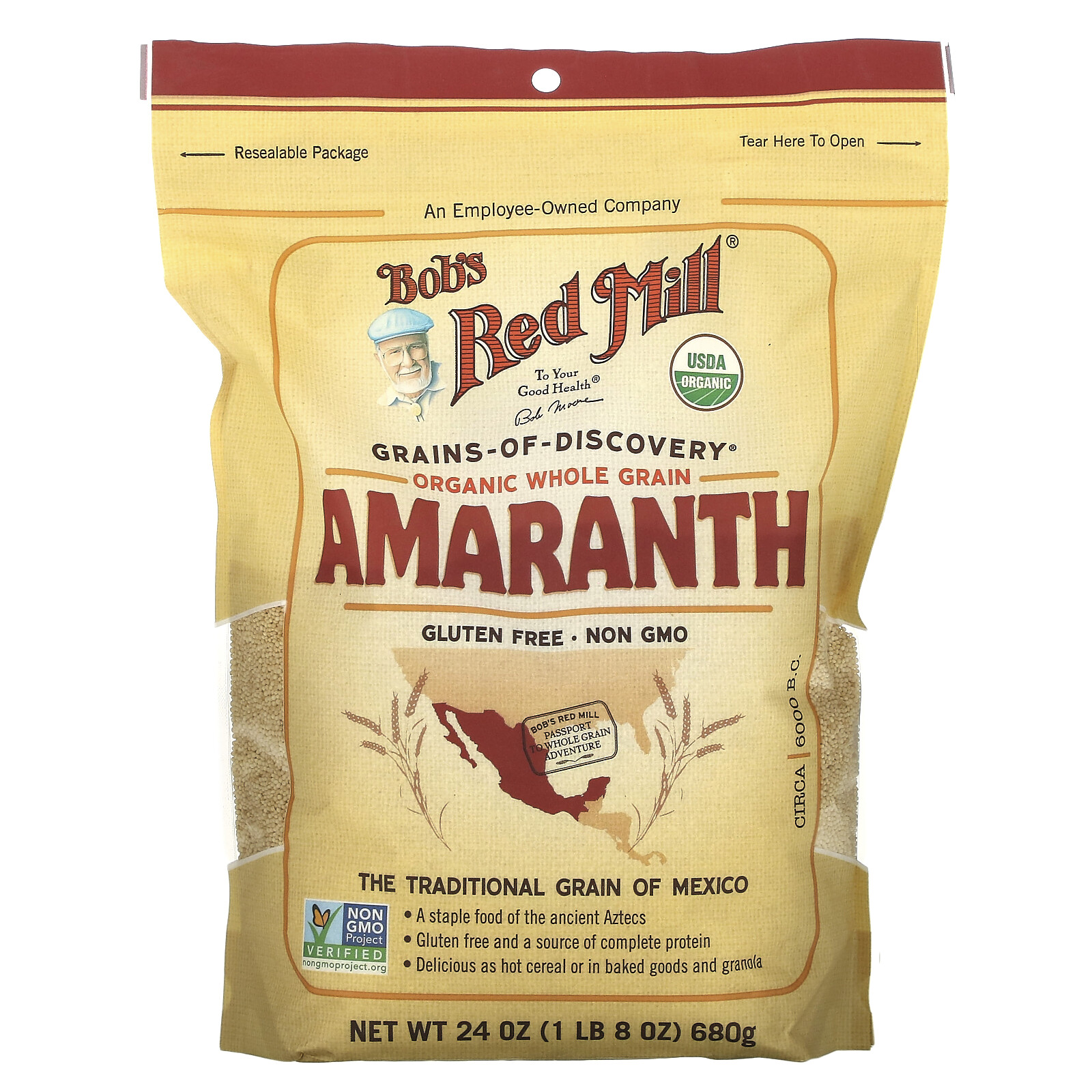 Organic Amaranth, Whole Grain, 1 lb 8 oz (680 g) | eBay