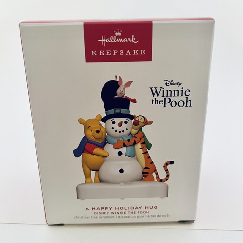Hallmark 2023 A Happy Holiday Hug Winnie the Pooh Disney Tigger Snowman ...