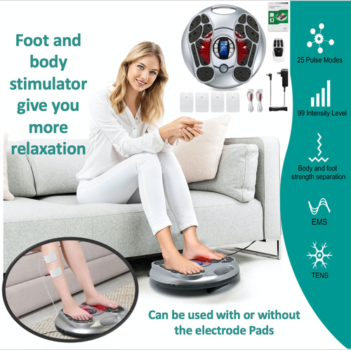 Foot Massager Electric Leg Stimulator for Pain Blood Circulation ...