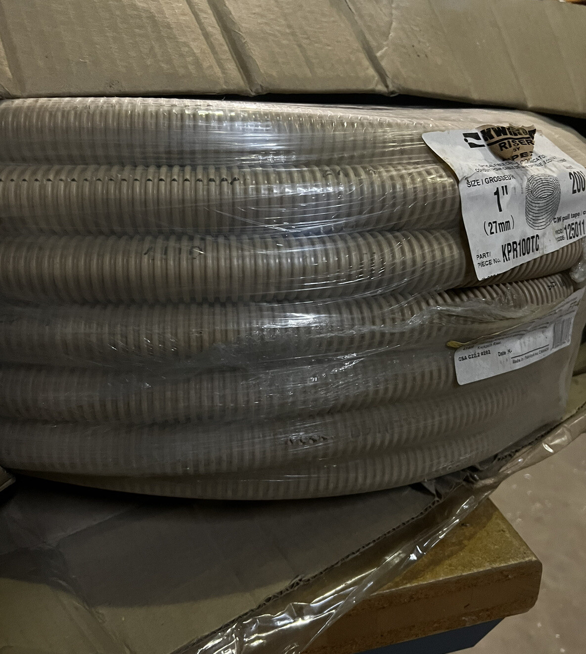 kwikpath KPR100TC BY IPEX Communication Riser Raceway 1" 200 FOOT ROLL ...