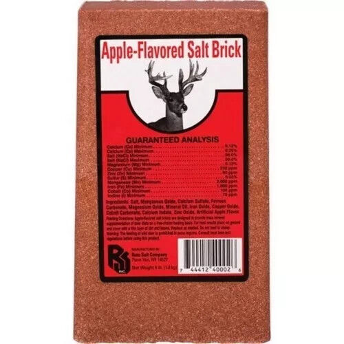 Roto Salt Apple Salt Deer Brick 4 lbs (40002) 744412400026| eBay