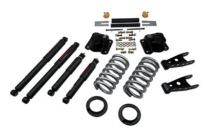 Belltech 94-99 Ram 1500 Ext Cab V8 2/4 Drop w/ND2 Shocks Lowering Kit ...