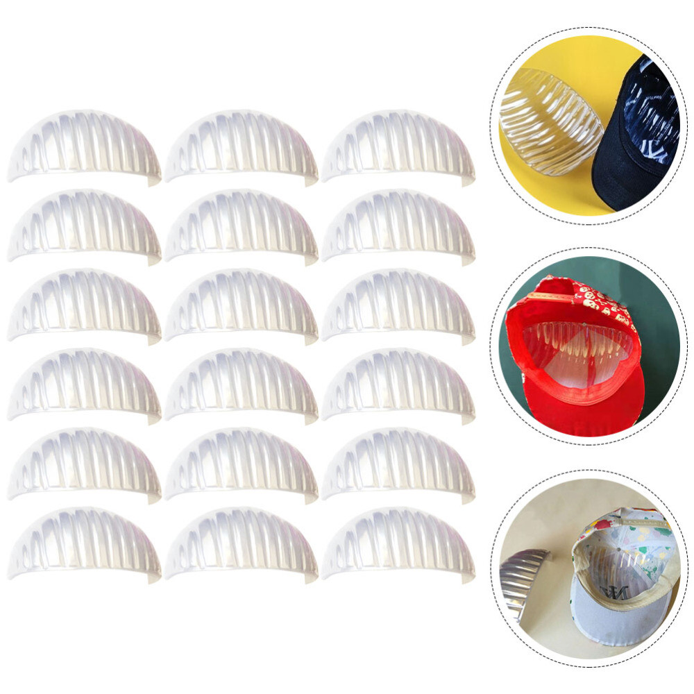 25pcs Cap Inserts Baseball Cap Plastic Insert Cat Storage Inserts Half ...