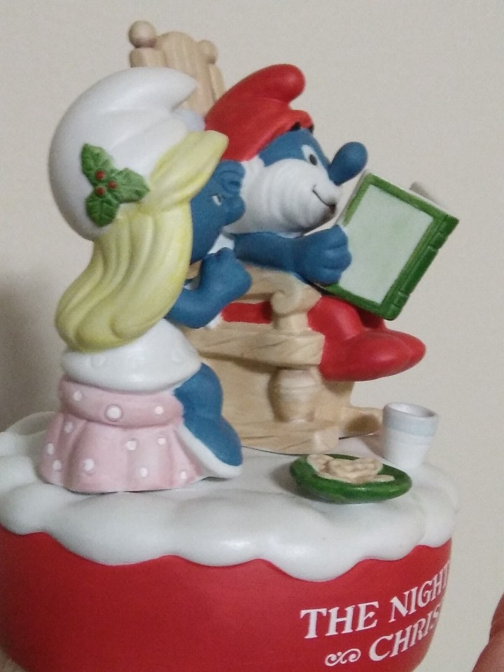 VTG 1983 WALLACE THE Night BEFORE CHRISTMAS SMURF Limited Edition ...