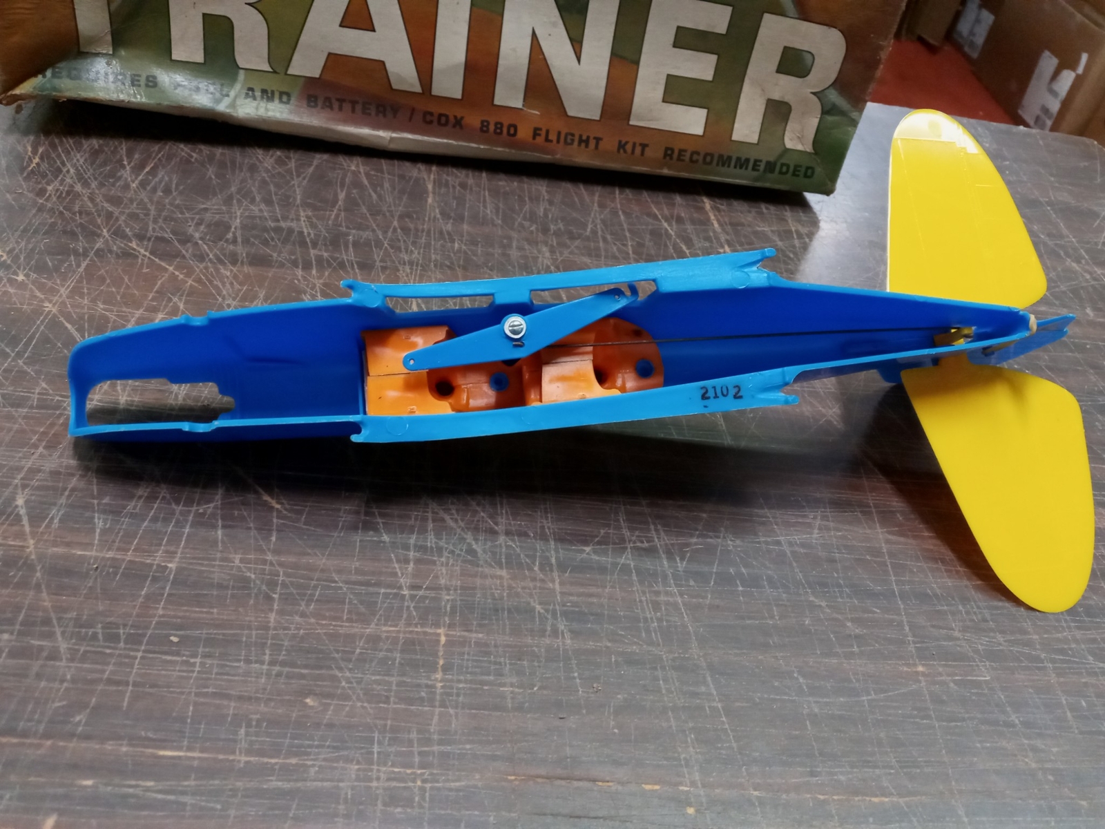 NOS Vtg Cox PT-19 Flight Trainer Airplane Gas Engine Powered Plane ...