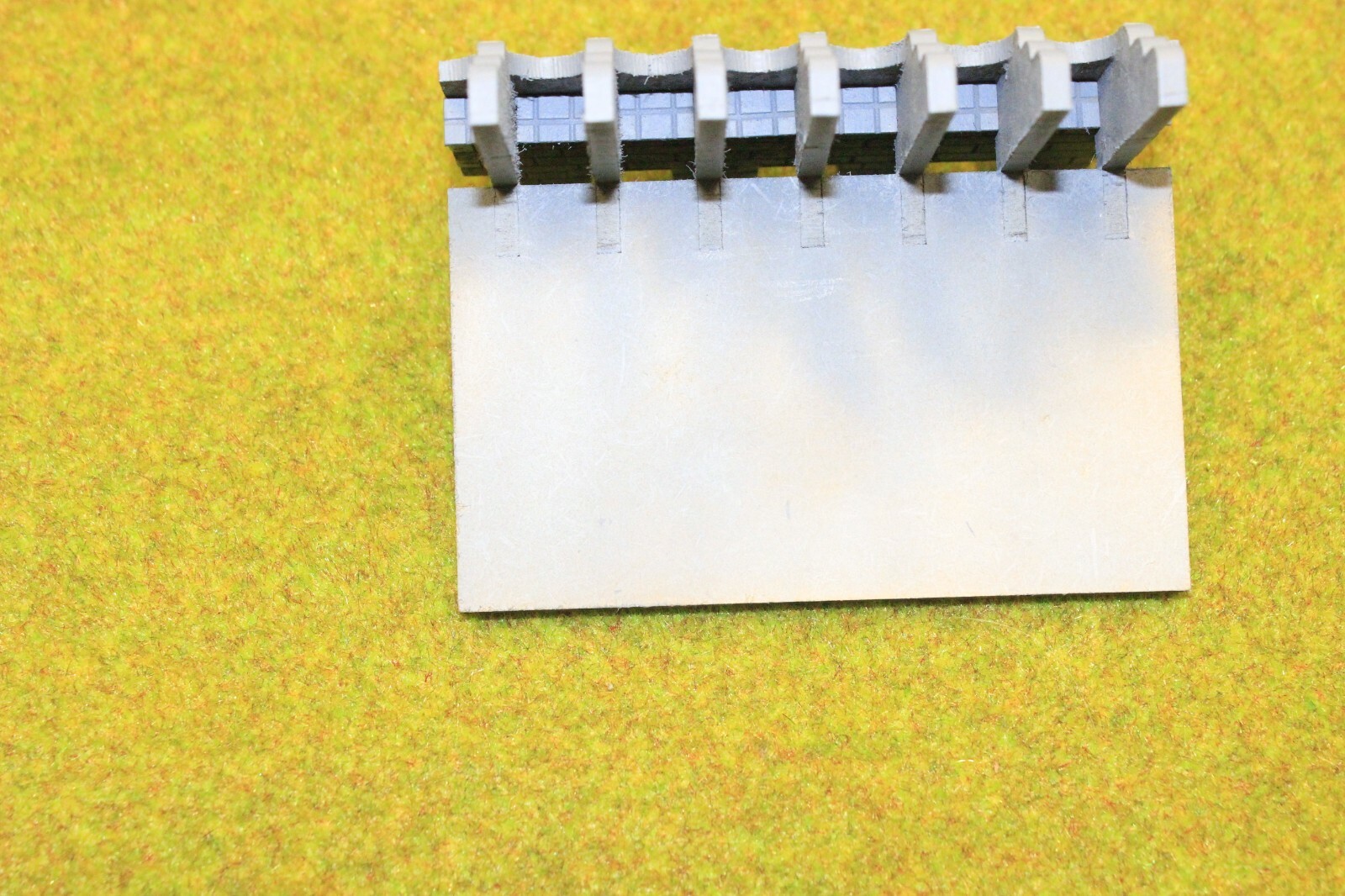 28mm Machicolation castle laser cut model kit medieval wide walkway ...