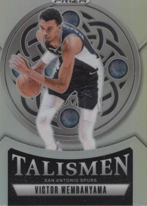 2024-25 Panini Prizm - Talismen Victor Wembanyama #10 Silver Prizm for ...