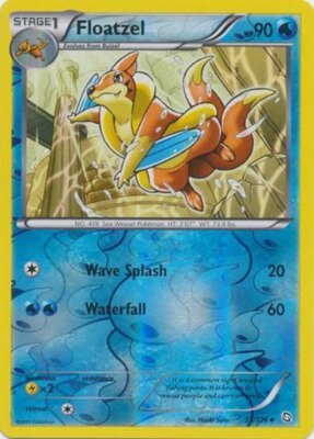 1x Floatzel - 33/124 - Uncommon - Reverse Holo Lightly Played Pokemon ...