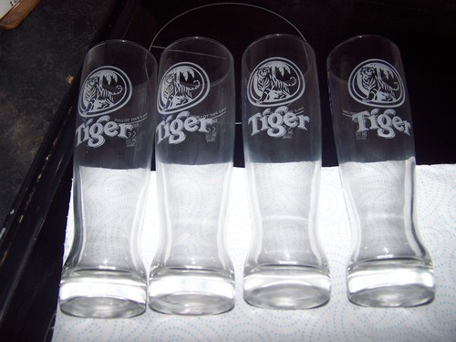 Tiger 1/2 pint Drinking glasses X 4 | eBay