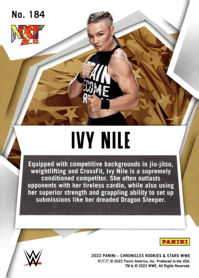 2022 Panini Chronicles WWE - Bronze Rookies and Stars Ivy Nile #184 (RC) | eBay