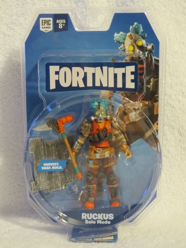 Fortnite 4" Ruckus Solo Mode Action Figure 2019 Epic Games Jazwares New ...
