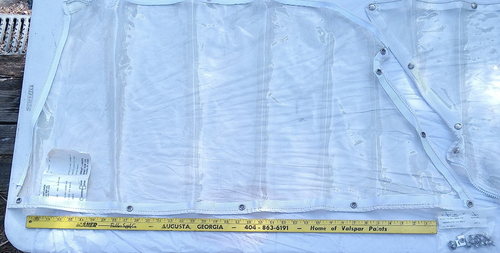 Isinglass Clear Vinyl 30 Gauge Polished Marine Grade Boat Enclosure 2 ...