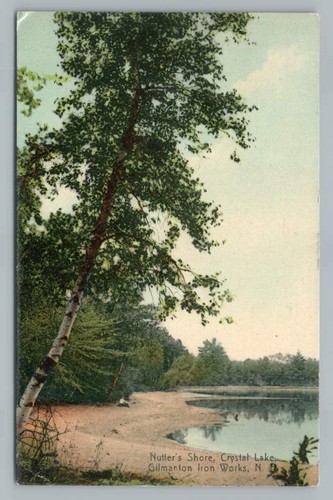 Crystal Lake Nutter's Shore GILMANTON Iron Works DPO Antique New ...