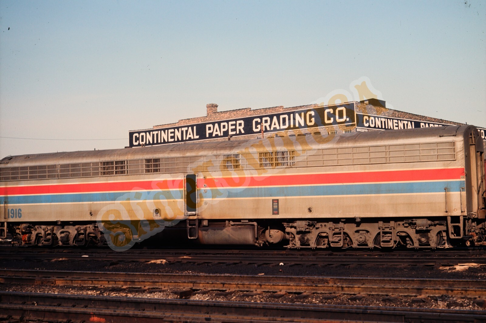 Vtg Train Slide 1916 AMTK Amtrack Car X3I003 | eBay