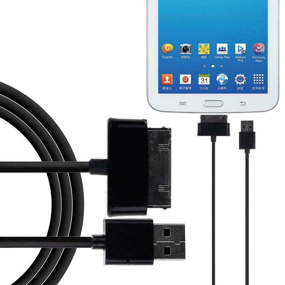 USB Data Charger Cable Lead for Samsung Galaxy Tab 2 Tablet 7" 8.9"10.1 ...