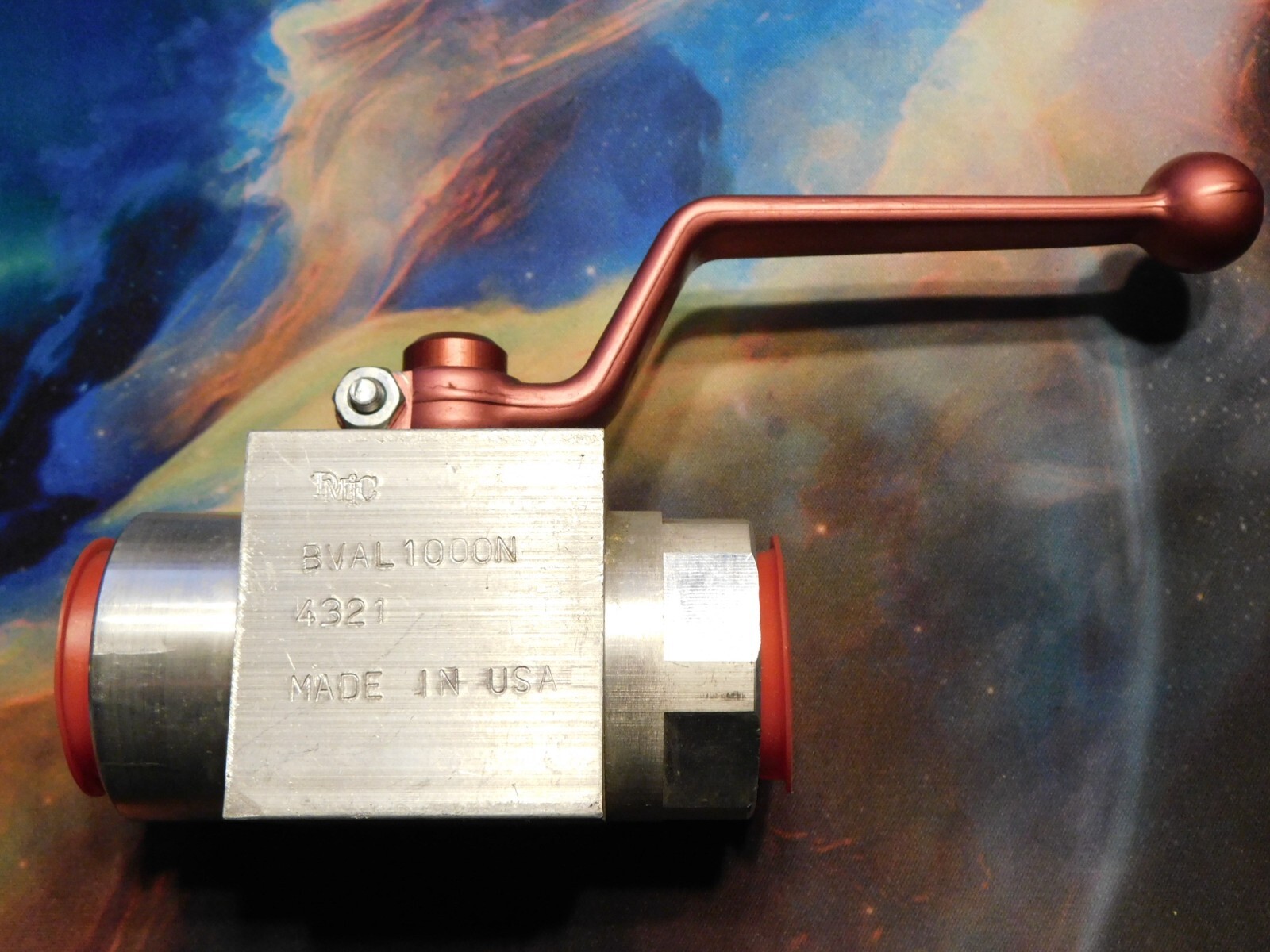 BVAL-1000N-4321 DMIC Suction Ball Valve 1" NPT Aluminum 400psi Two-Way ...