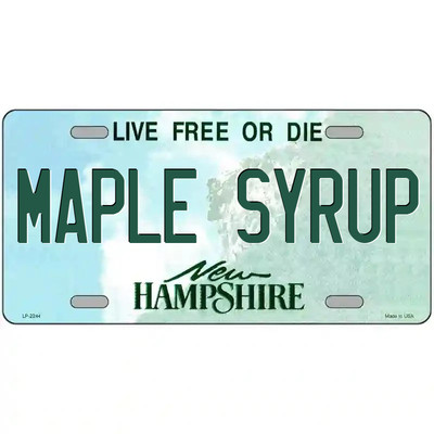 Maple Syrup New Hampshire Metal Sign | eBay