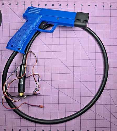 Happ .45 Arcade Light blue with cable and triangle bracket 4 Pin | eBay